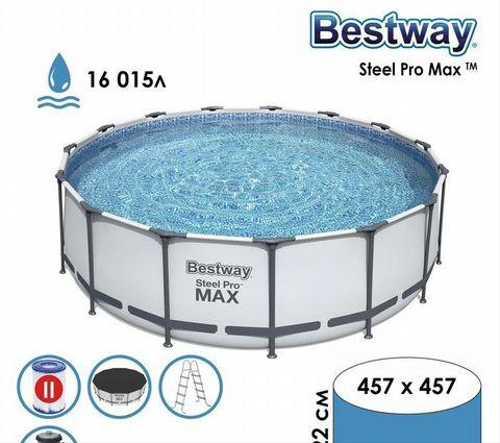 Бассейн каркасный Bestway Steel Pro MAX