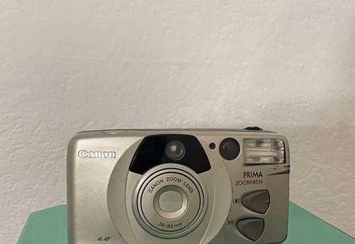 Плёночный фотоаппарат Canon prima zoom 85n