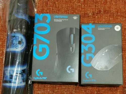 Logitech игровые мыши g304, коврик New