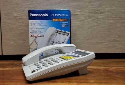 Телефон проводной Panasonic KX-TS2362RUW