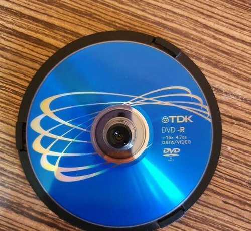 DVD-R диски 7шт, чистые, для записи (болванки)