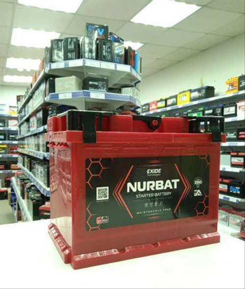 Акб 60ач nurbat (Exide) (тип-Europe) на Иномарки