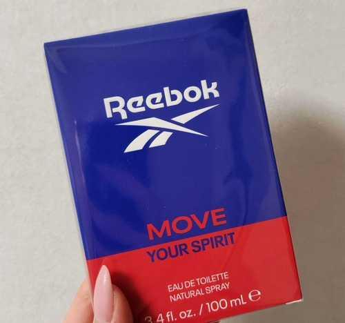 Reebok move your spirit 100 мл оригинал новый