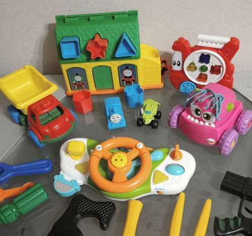 Игрушки для мальчика, Fisher price, tolo, thomas