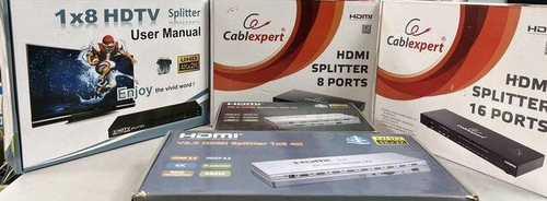 Hdmi splitter 2-16 портов оптом