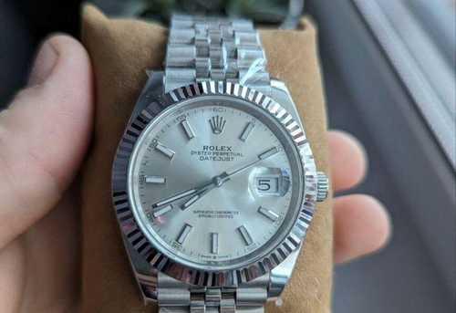Rolex datejust 41 mm silver dial cf