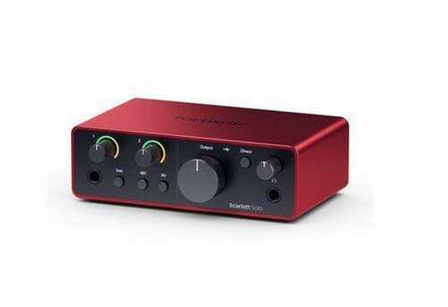 Звуковая карта Focusrite Scarlett Solo 4rd gen для