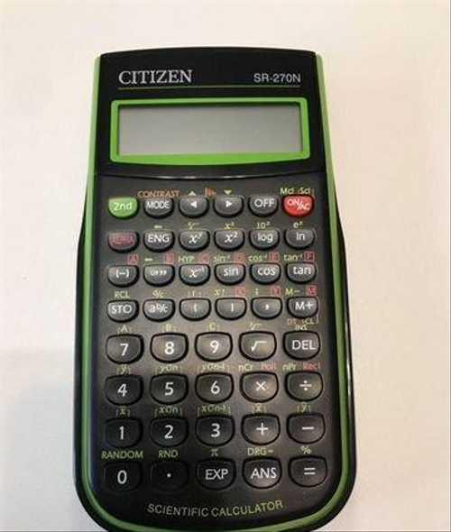 Инженерный калькулятор citizen SR-270NGR