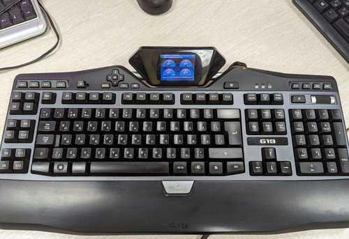 Игровая клавиатура с экраном Logitech G19