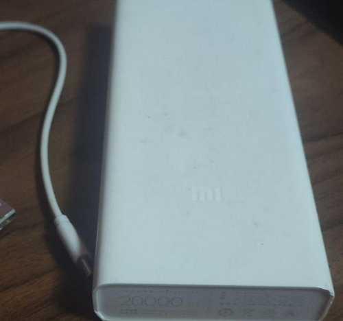 Xiaomi Mi Power Bank 20000 белый Павер Банк