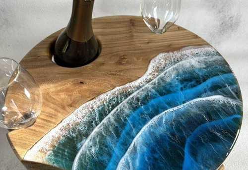 Винный столик поднос