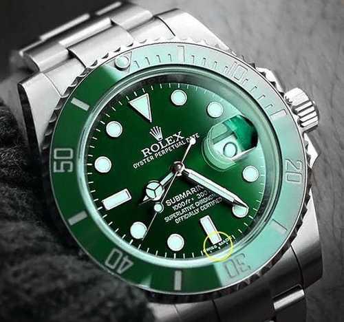 Rolex Submariner Hulk без короны между swiss made