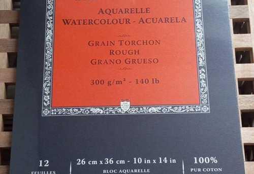 Бумага для акварели хлопок Arches Torchon 26x36 см