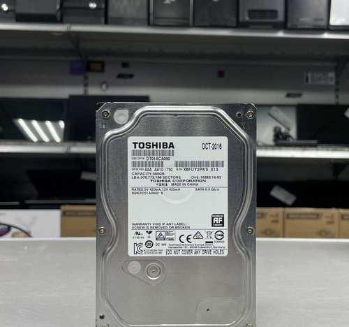 Toshiba, 500Gb, HDD, SATA III, 3.5"