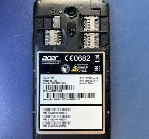Acer Liquid E700, 4 ГБ
