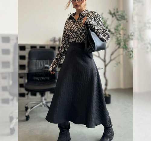 Шикарная юбка и рубашка Valentino
