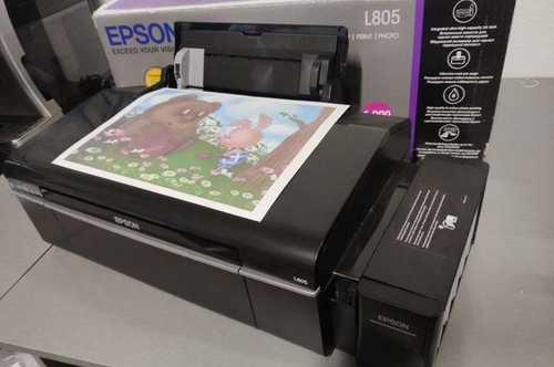 Принтер Epson L805 цветной