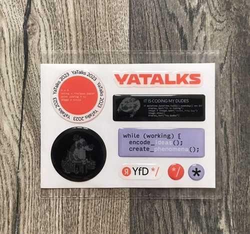 Стикеры YaTalks