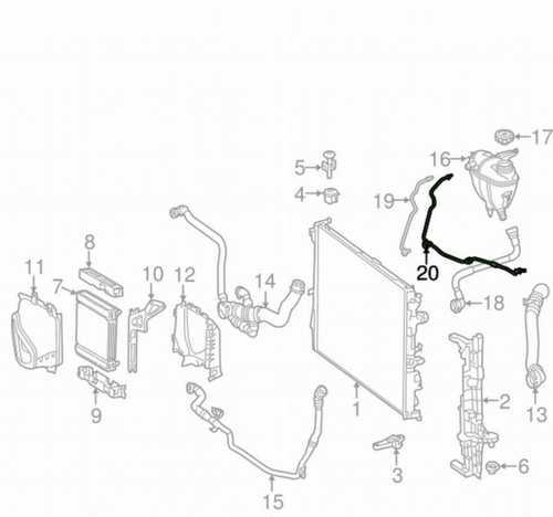 A222501412564 Трубка вентиляции бачка Мерседес