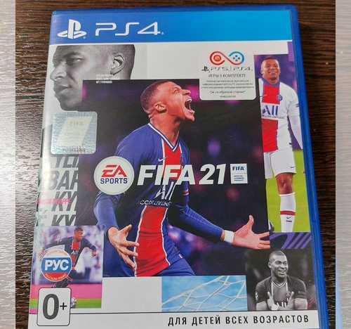 Fifa 21 ps4 диск