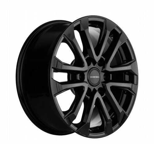 Литые диски 7.5x18 6x139.7 100.1 ET42 khomen KHW 1805 black