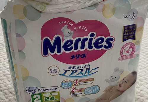Подгузники Merries S
