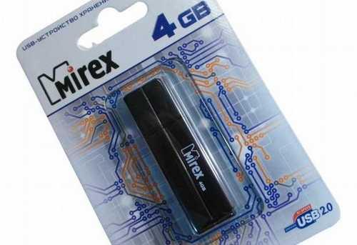 USB флешка Флешка 4 гб Mirex Line Black