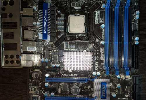 Комплект lga1366 xeon x5675 msi x58a-gd65