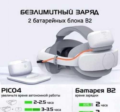 Bo bo vr дополнительные аккумуляторы