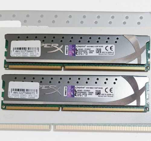 Оперативная память DDR3 Kingston HiperX 8Gb