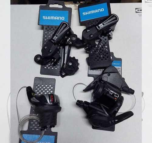 Новые манетки и переключатели shimano