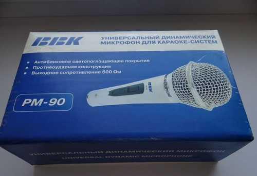 Микрофон динамический BBK PM-90