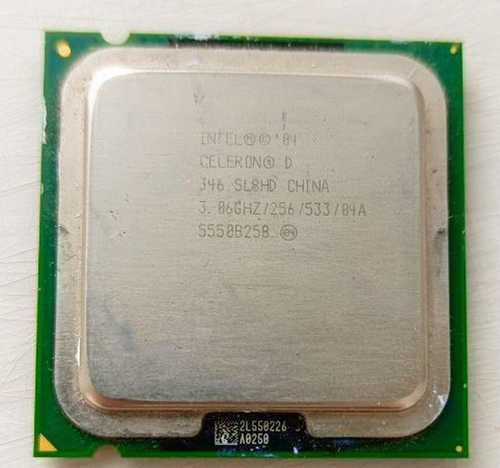 Процессор Intel celeron D