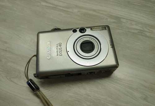 Компактный фотоаппарат Canon Ixus 40