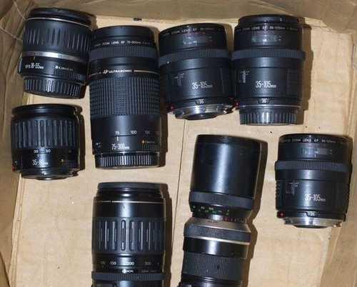 Объективы Canon EF некондиция