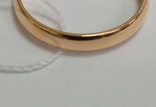 Золотое обручальное кольцо 16р дефор(7520)