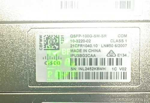 Трансивер Cisco qsfp-100G-SM-SR