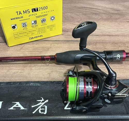 Спиннинг и катушка daiwa