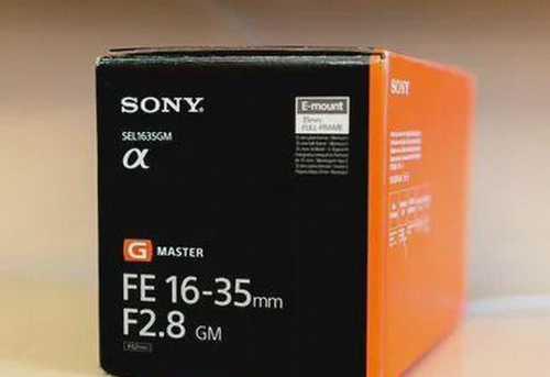 Объектив Sony 16-35mm GM