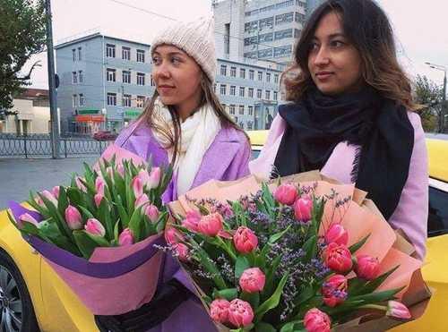 Букет цветов розовые доставка по Москве