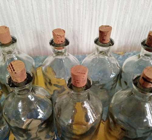 Бутылочки 100 мл с пробкой