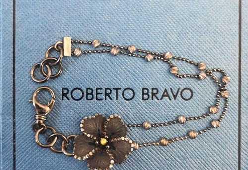 Roberto Bravo золотой браслет с сапфиром