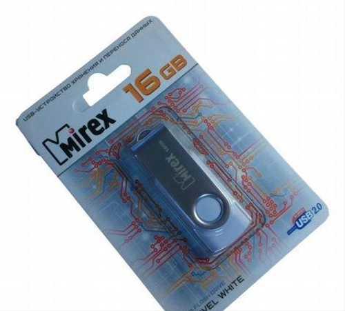 USB флешка 16GB Mirex Swivel White