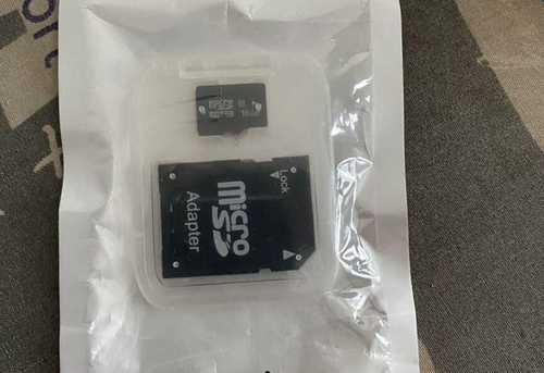 Карта памяти MicroSD 16гб+1гб+ адаптер