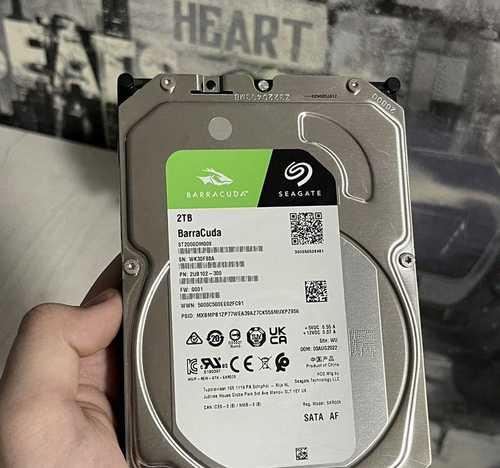 Жёсткий диск Seagate Barracuda 2TB 7200RPM