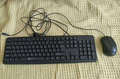 Клавиатура + мышка оклик 600м