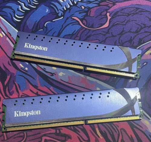 Оперативная память kingston HuperX ddr3 2x4 гб