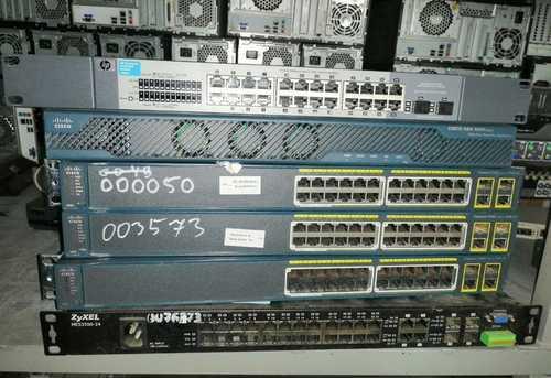 Коммутаторы cisco/HP/D-link/3COM/zyxel/DEC