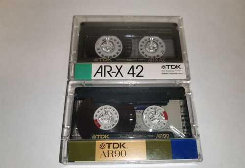 Аудиокассеты TDK AR, AR-X с записью 2шт