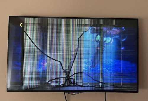 Телевизор LG SMART tv бу битый